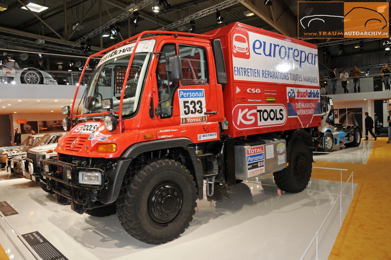 Mercedes-Benz Unimog U 400 Paris-Dakar-Service-Fahrzeug '2006.jpg